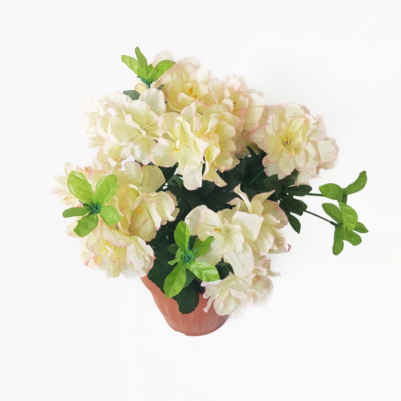 CH004P - Fleurs artificielles en pot