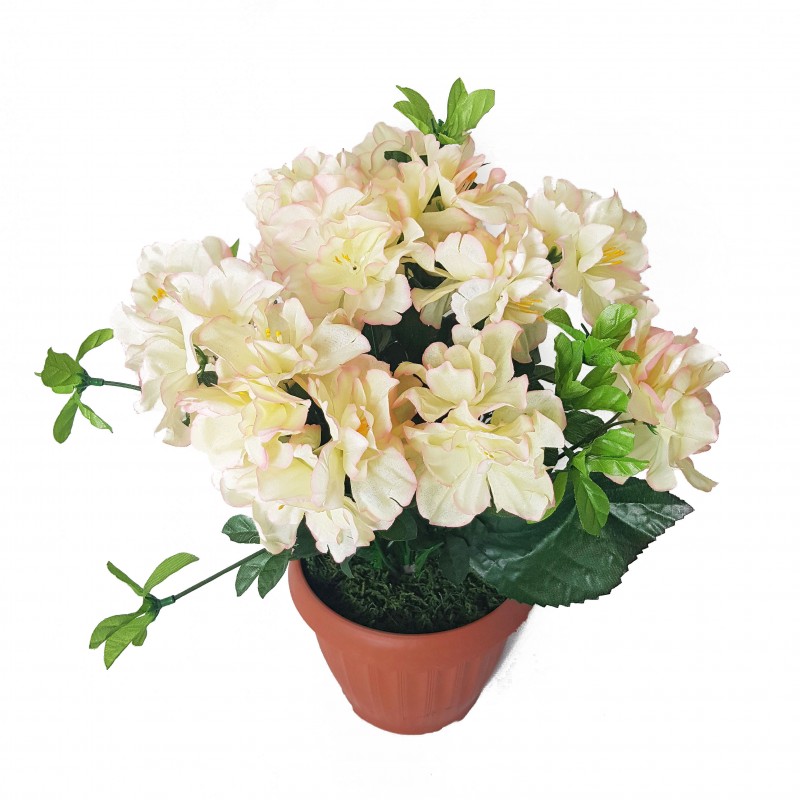 CH004P - Fleurs artificielles en pot